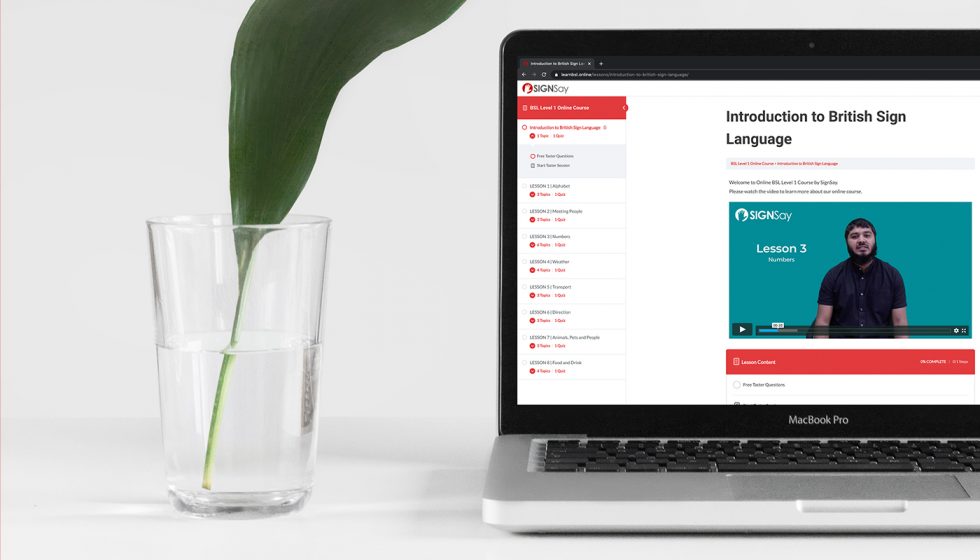 Learn BSL Online Learn British Sign Language Sign Language Courses